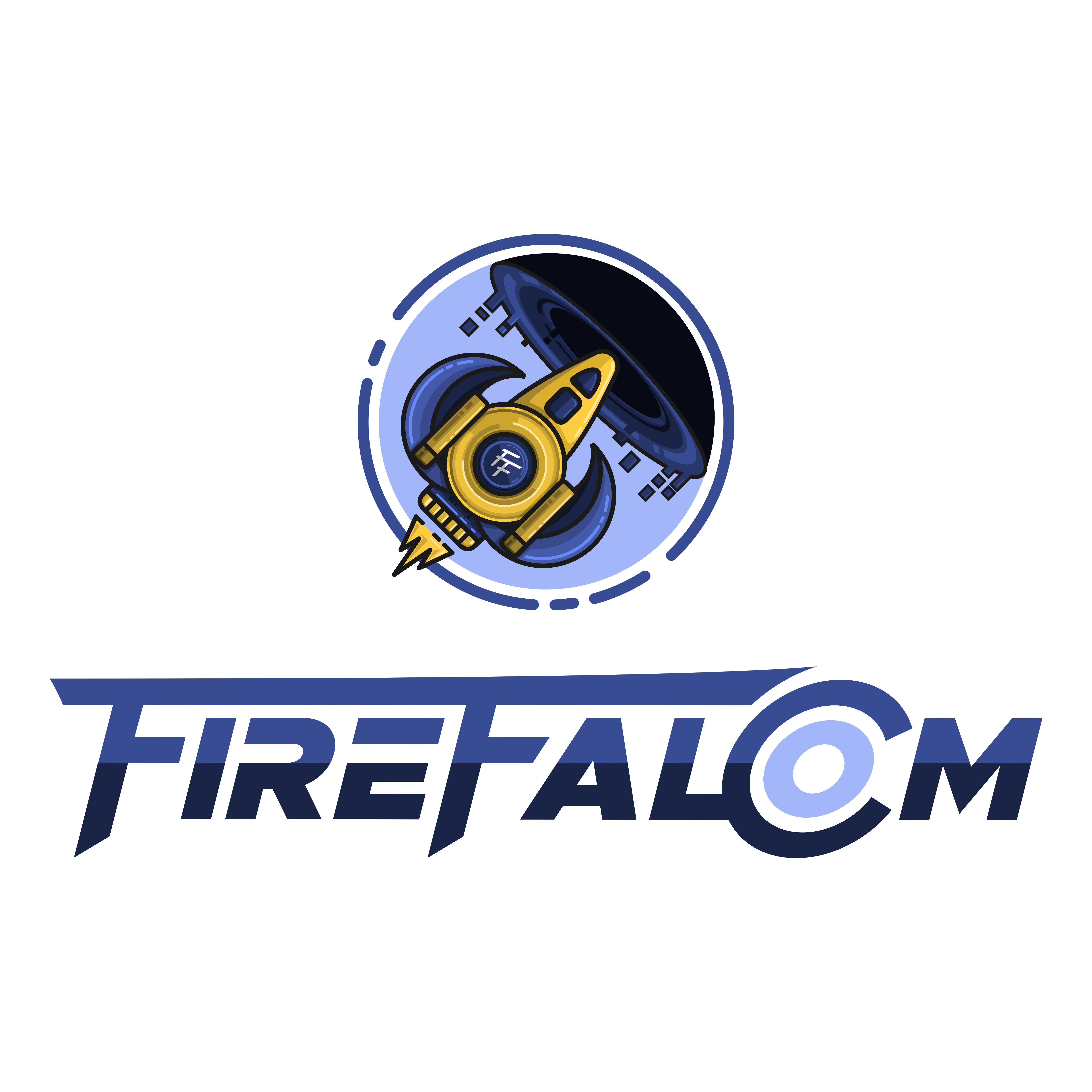 FIRE FALCOM logo - WIZYOU